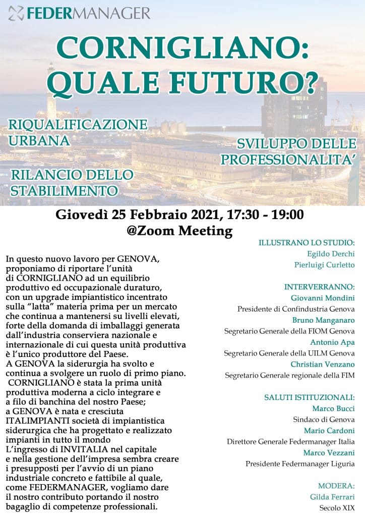 EVENTI - Federmanager Liguria EVENTI - Federmanager Liguria